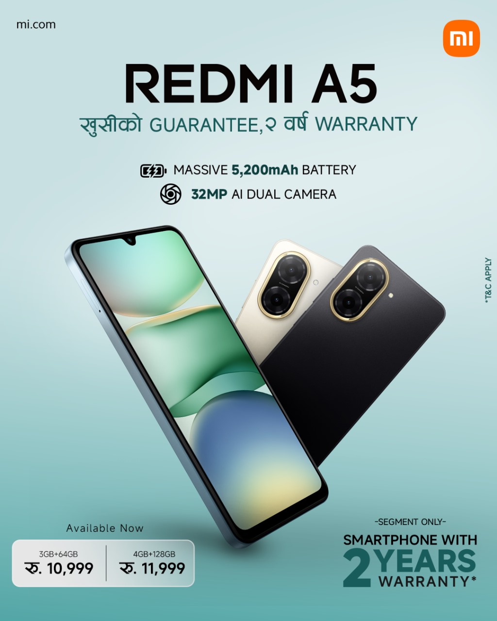 Xiaomi Launches Redmi A5 In Nepal A Feature Packed Budget Smartphone